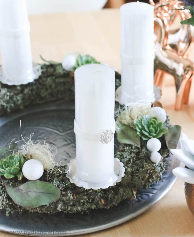 DIY rustik adventskrans af de smukkeste materialer fra naturen ⋆ BY DIANAWI